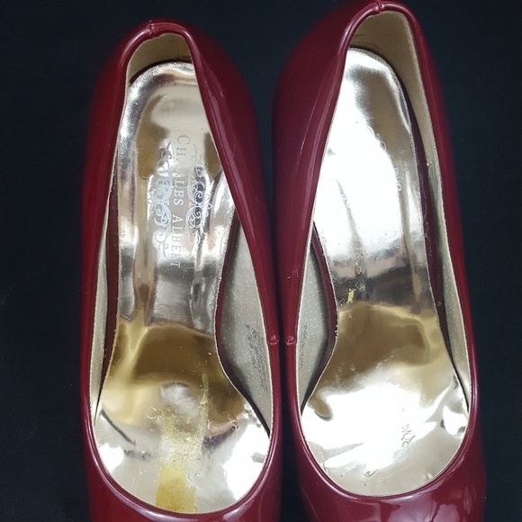 Charles Albert | Shoes | Charles Albert Shoes Sz 65 Red Stilletos Heels ...